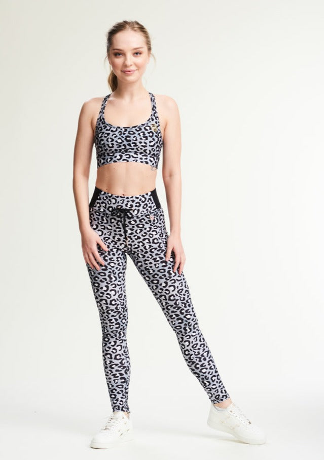 Power Woman | Edge Sport Leggings | Grey Leo